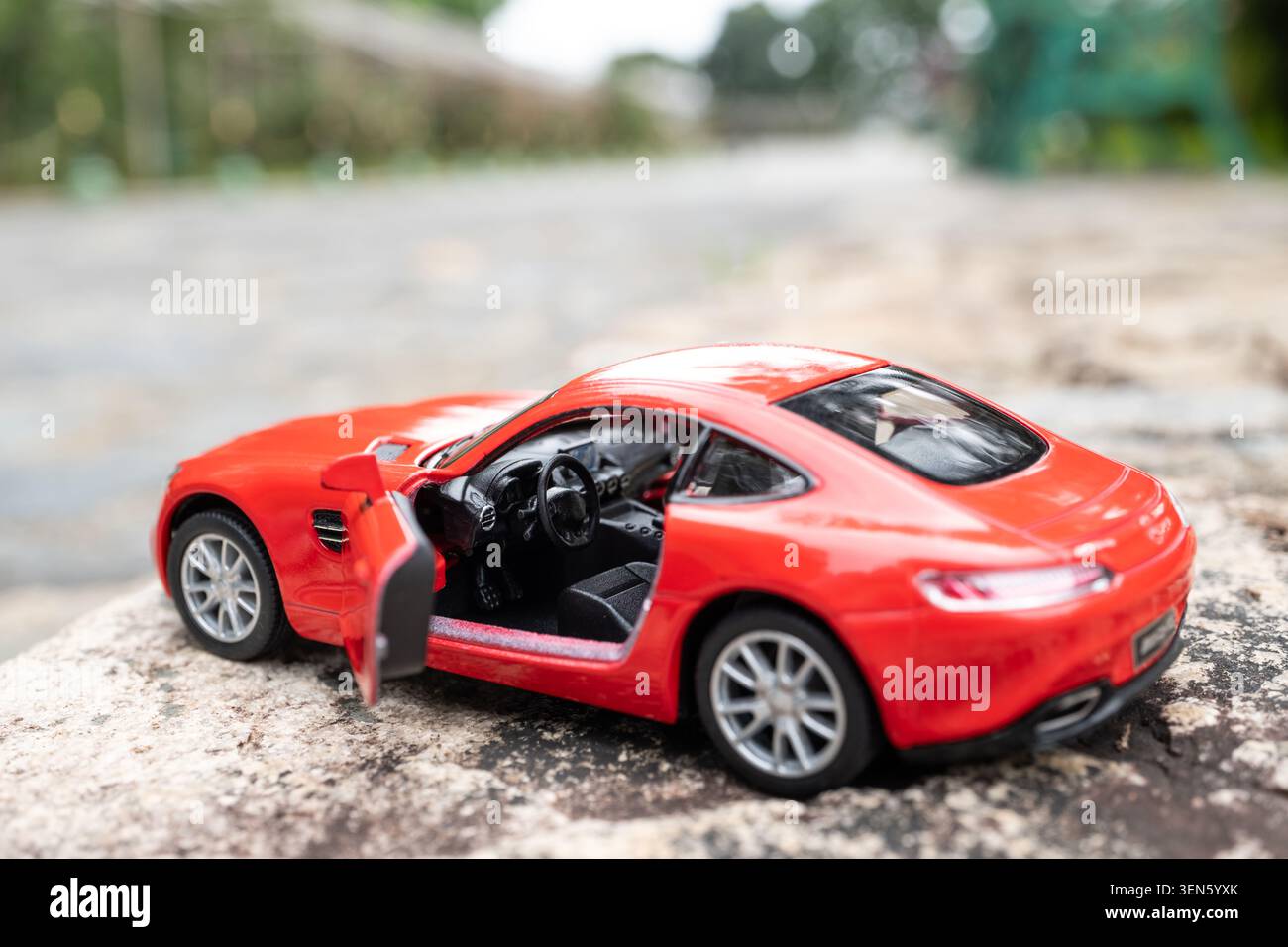 Chiang Mai, Thailand - June 8, 2026 : Red Mercedes-AMG GT C190 2015 ...