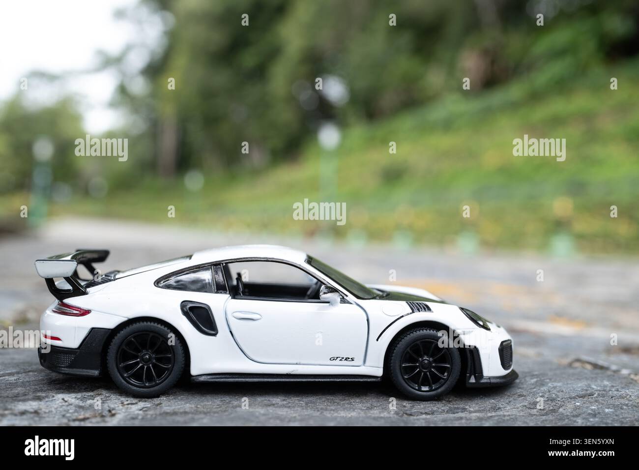 Chiang Mai, Thailand - June 8, 2026 : White Porsche 911 GT2 RS 2018 ...