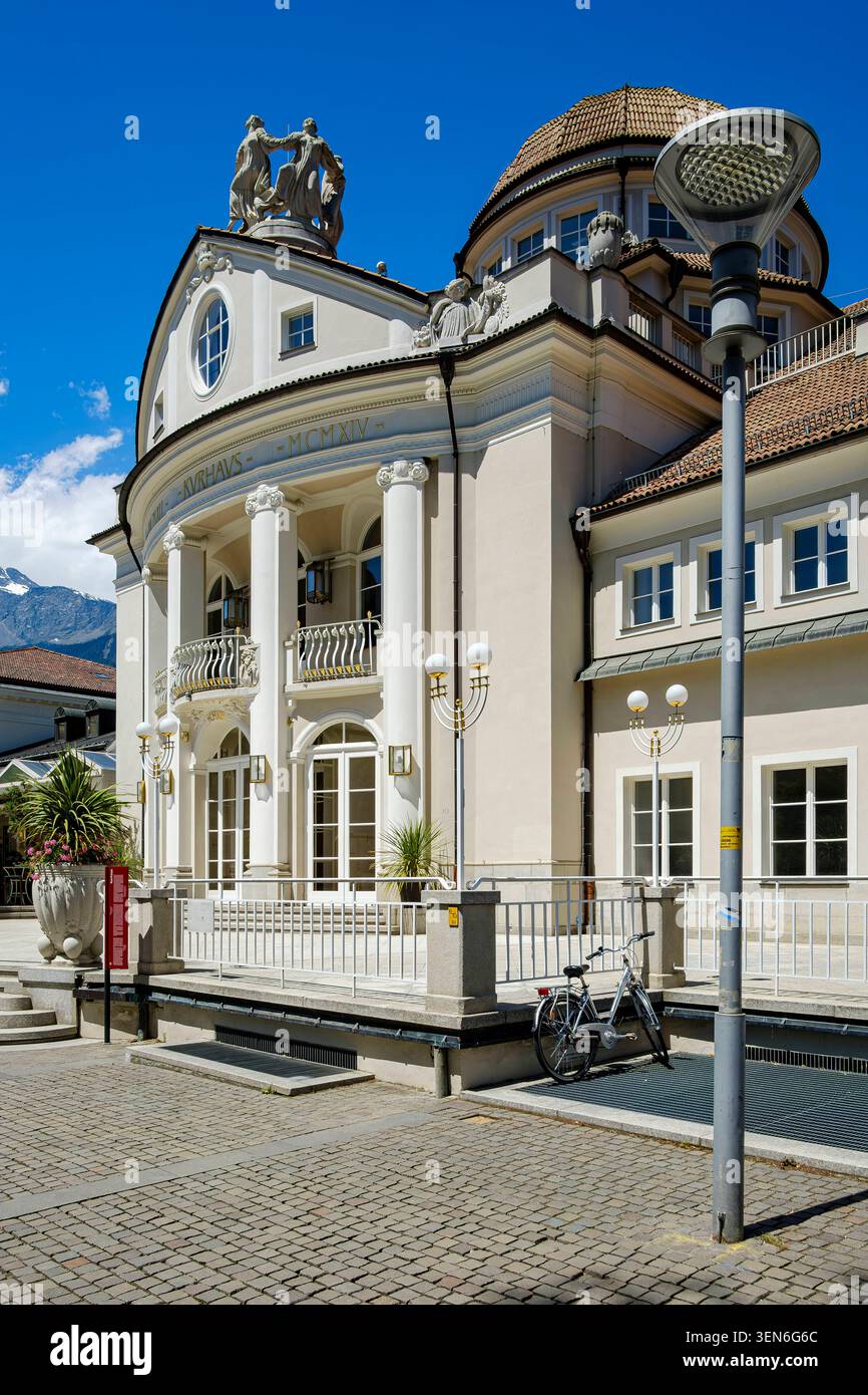 Kurhaus Meran, Südtirol, Italien Das Kurhaus Meran auf der ...