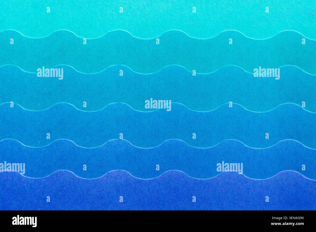 Abstract blue color gradient paper layers studio background Stock Photo ...