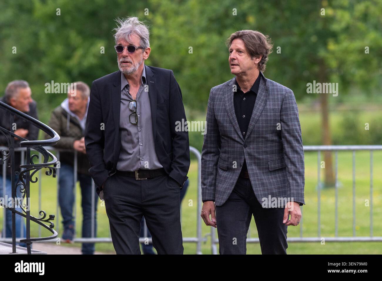 Belgian TV presenter Rob Vanoudenhoven and Singer Gunther Neefs are ...