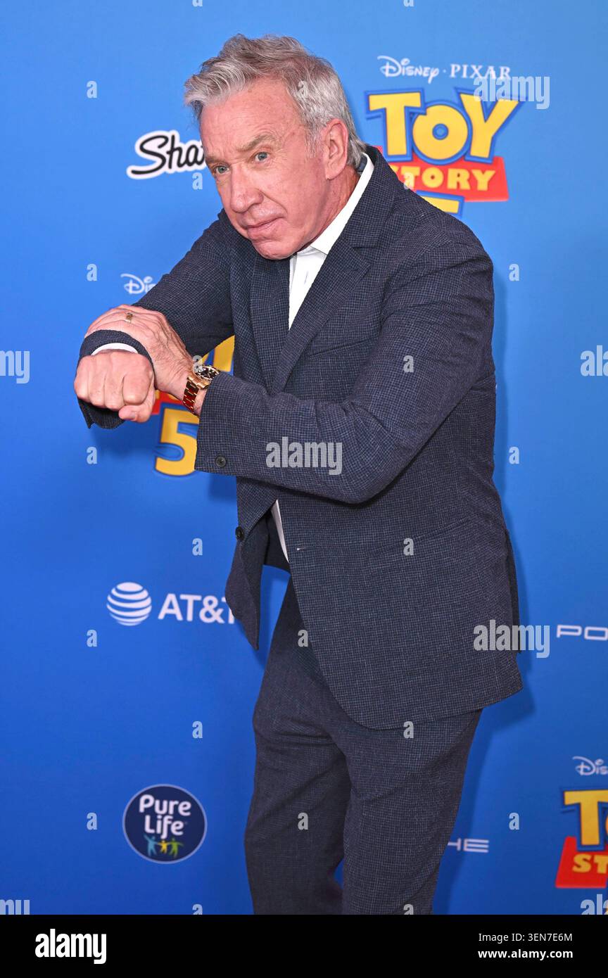 Tim Allen at the world premiere of the animated film 'Toy Story 5' at ...