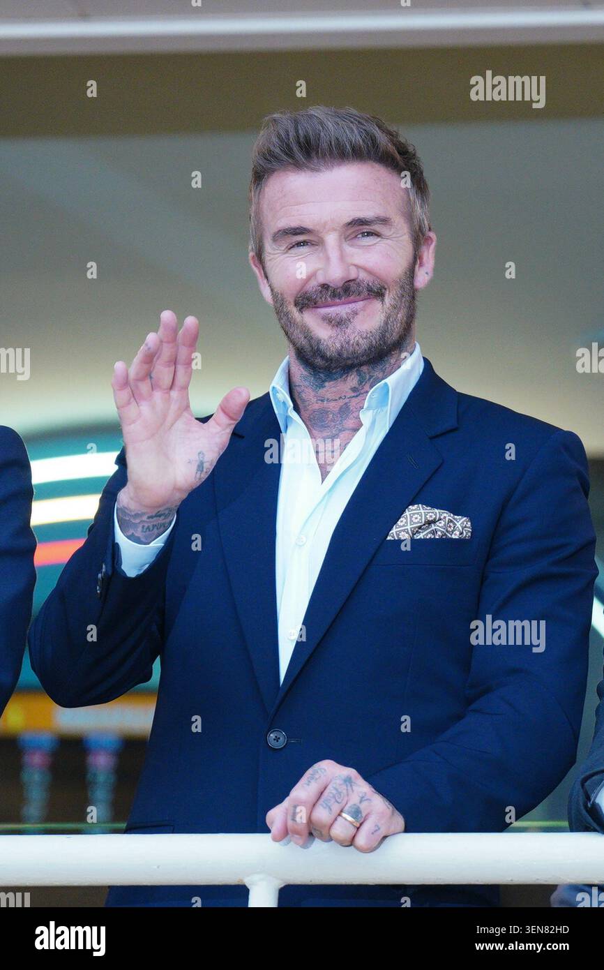 Former English soccer player David Beckham at an event on June 10, 2026 ...