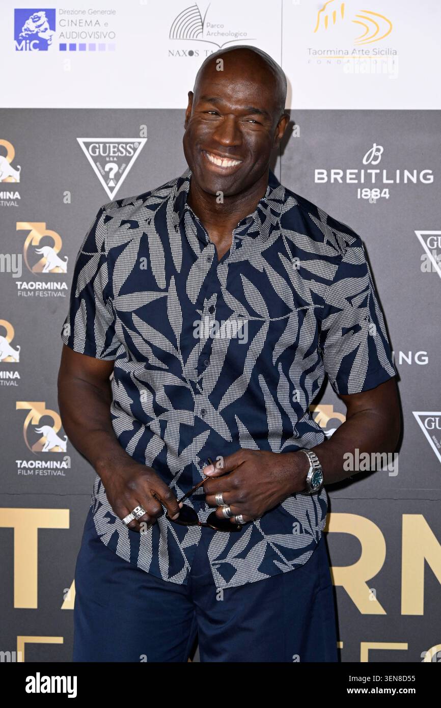 Steve Toussaint 72nd Taormina Film Festival Photocall of the series ...