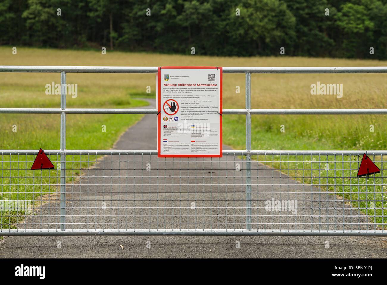 2026-06-10 Wilnsdorf Schutzzäune Afrikanische Schweinepest ASP Foto ...