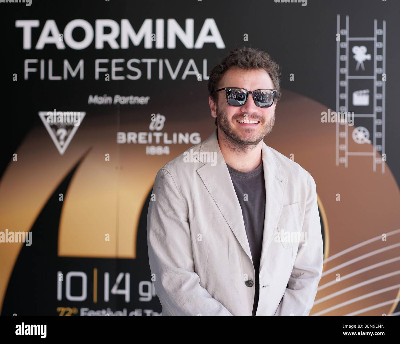 Emile Hirsch attends the 72nd Taormina Film Festival in Taormina, Italy ...