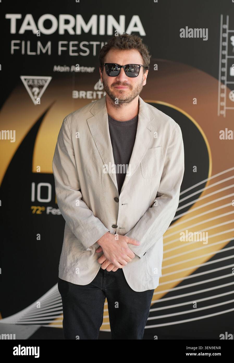 Emile Hirsch attends the 72nd Taormina Film Festival in Taormina, Italy ...