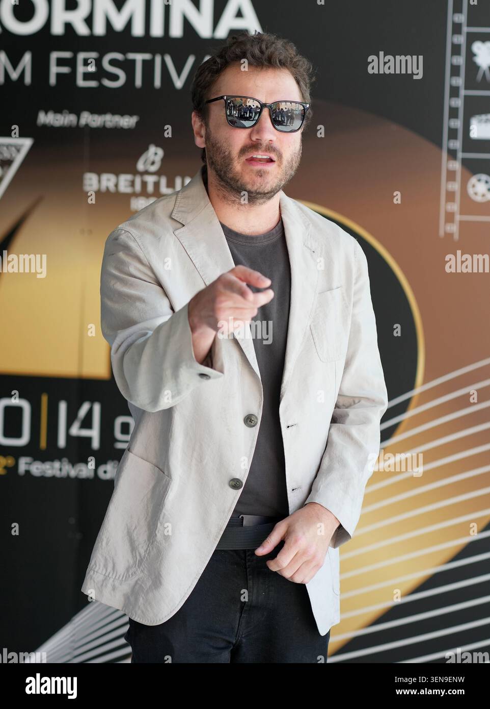 Emile Hirsch attends the 72nd Taormina Film Festival in Taormina, Italy ...