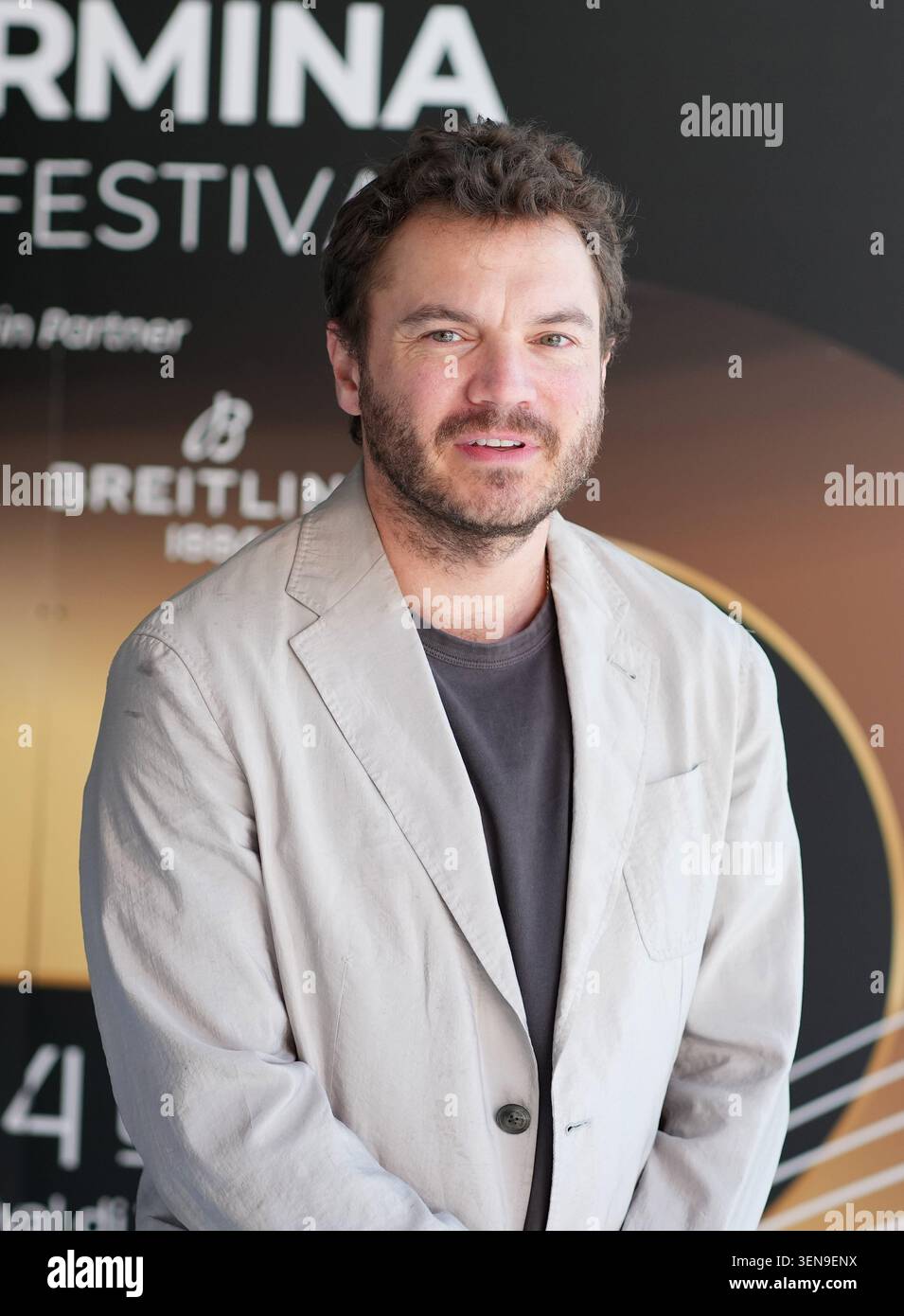 Emile Hirsch attends the 72nd Taormina Film Festival in Taormina, Italy ...
