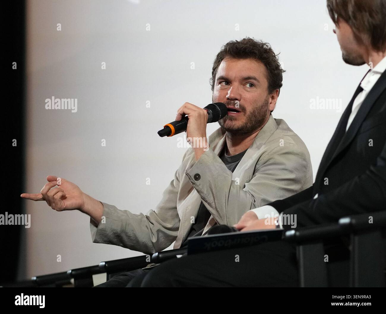 Emile Hirsch attends the 72nd Taormina Film Festival in Taormina, Italy ...