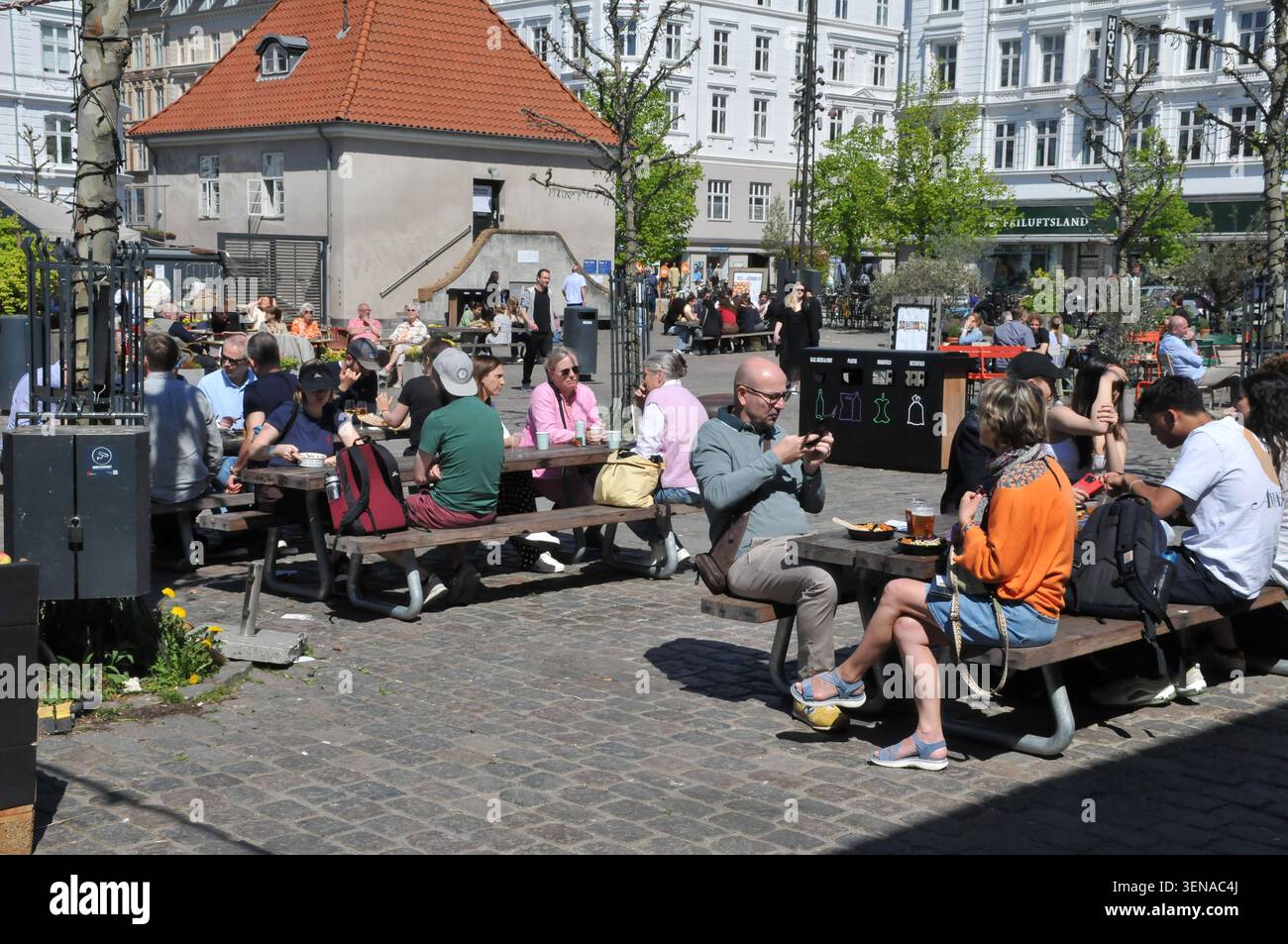 Copenhagen /Denmark/12 May 2023/Customers enjoy sun shine weather with ...