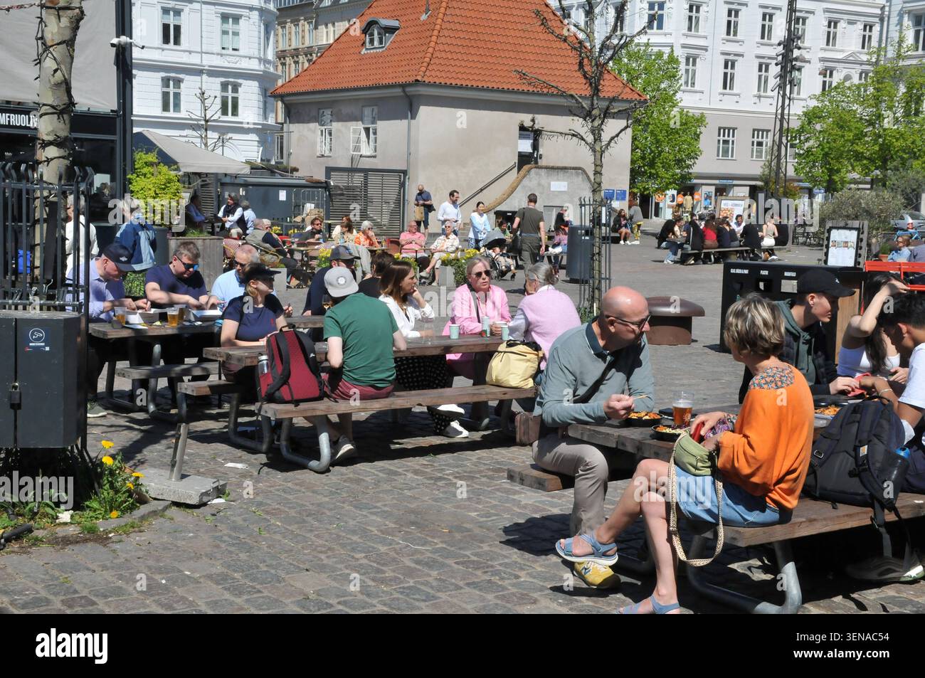Copenhagen /Denmark/12 May 2023/Customers enjoy sun shine weather with ...