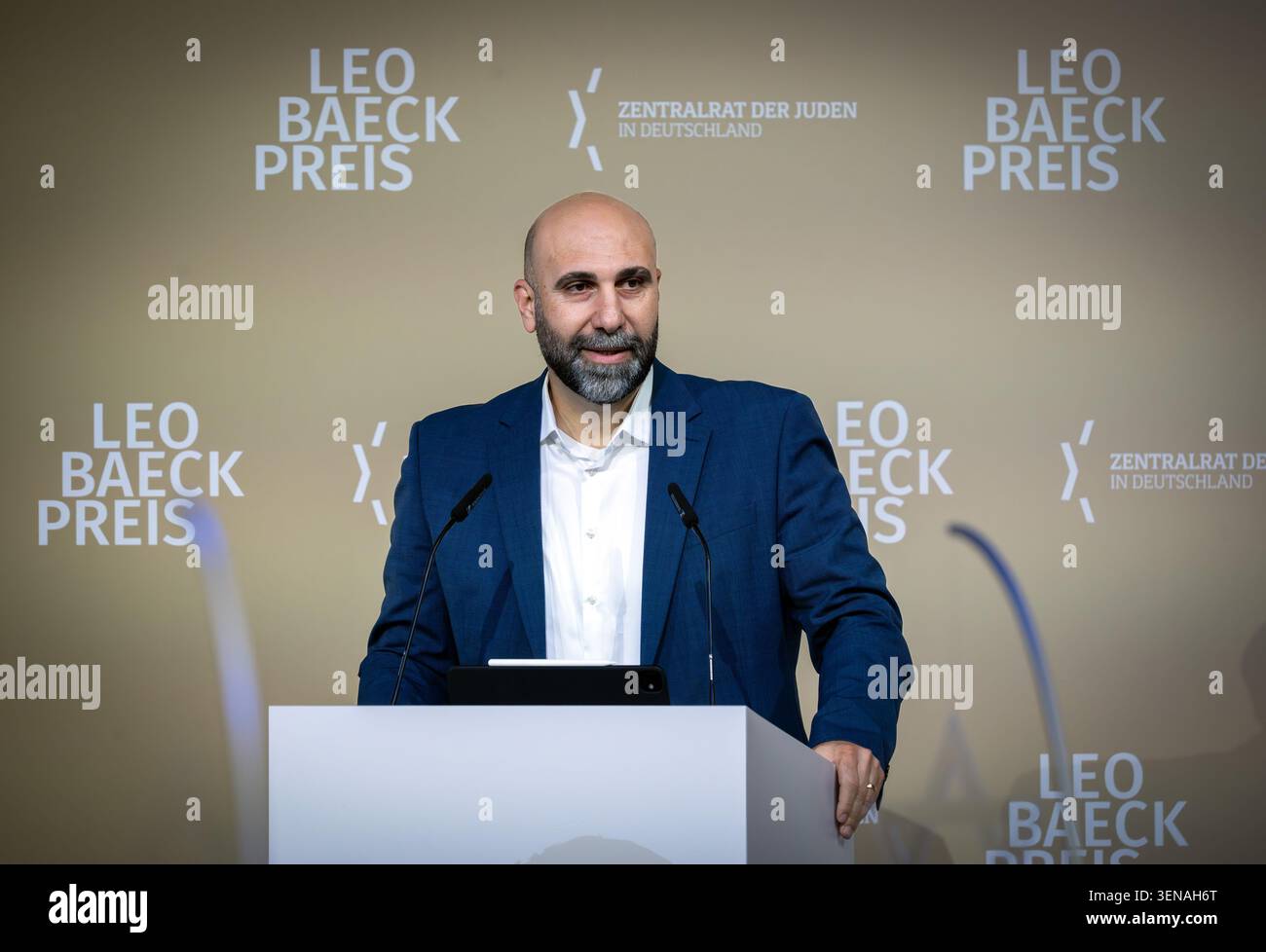 10 June 2026, Berlin: Psychologist and author Ahmad Mansour gives the ...