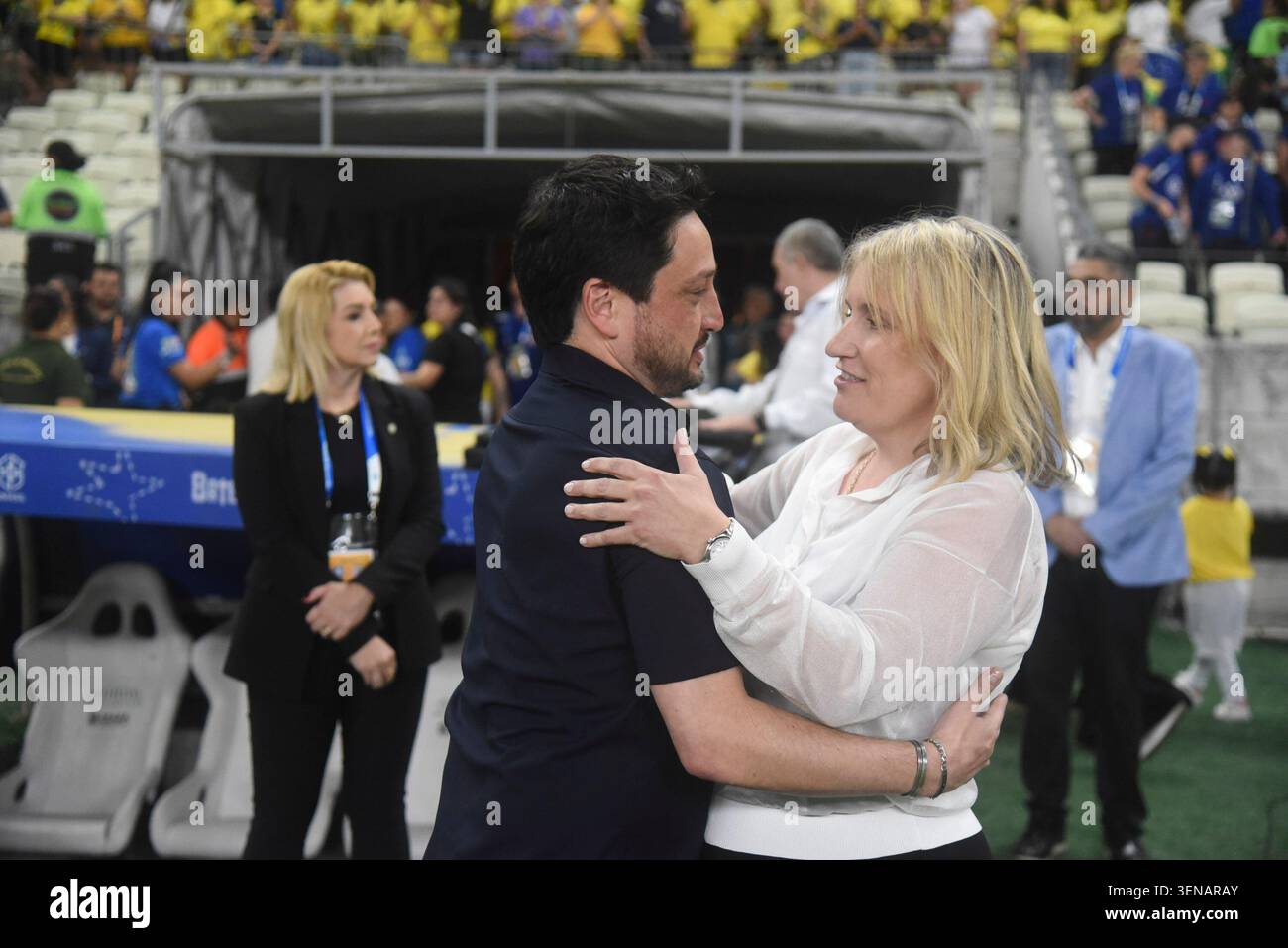Artur Elias manager of Brazil during the Friendly game between Brazil ...
