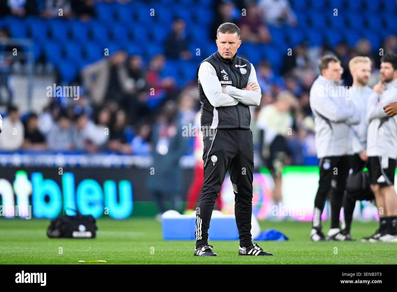 Tim JENKINS assistant coach of Strasbourg during the Ligue 1 McDonald's ...
