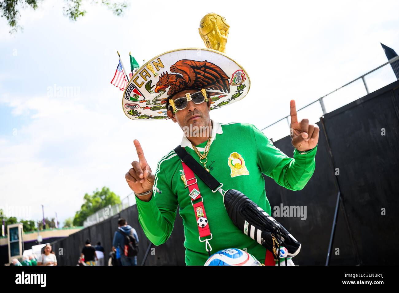 10 June 2026, Mexico, Mexiko-Stadt: Soccer: World Cup, Group A, before ...