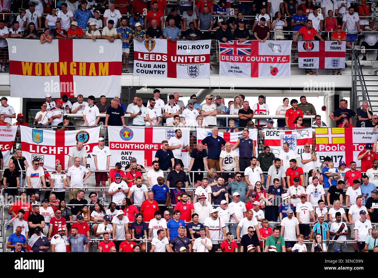 England fans during the international friendly match at the Inter&Co ...