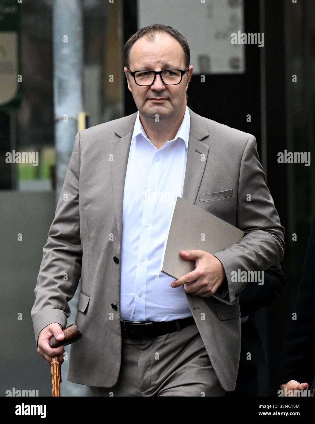 Mark Sheridan Waden is seen arriving at the Brisbane Supreme Court in ...
