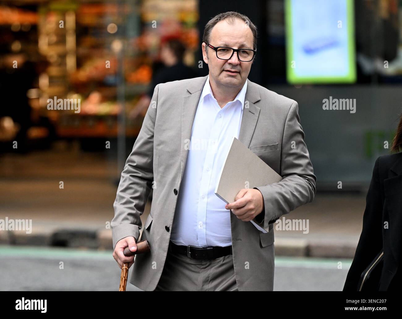 Mark Sheridan Waden is seen arriving at the Brisbane Supreme Court in ...