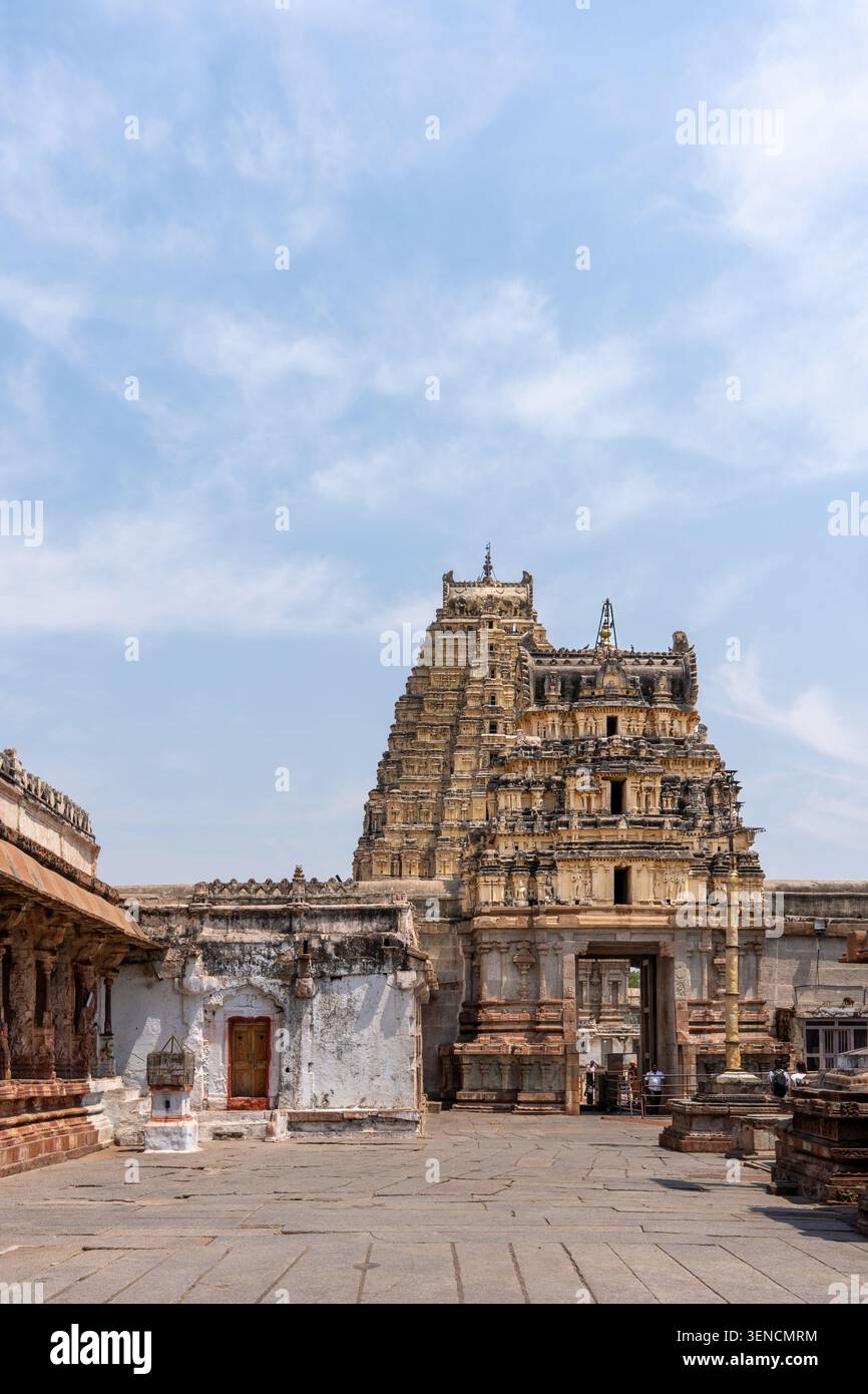 Hampi, India - March 13, 2025: Main Entrance and Tower of Virupaksha ...