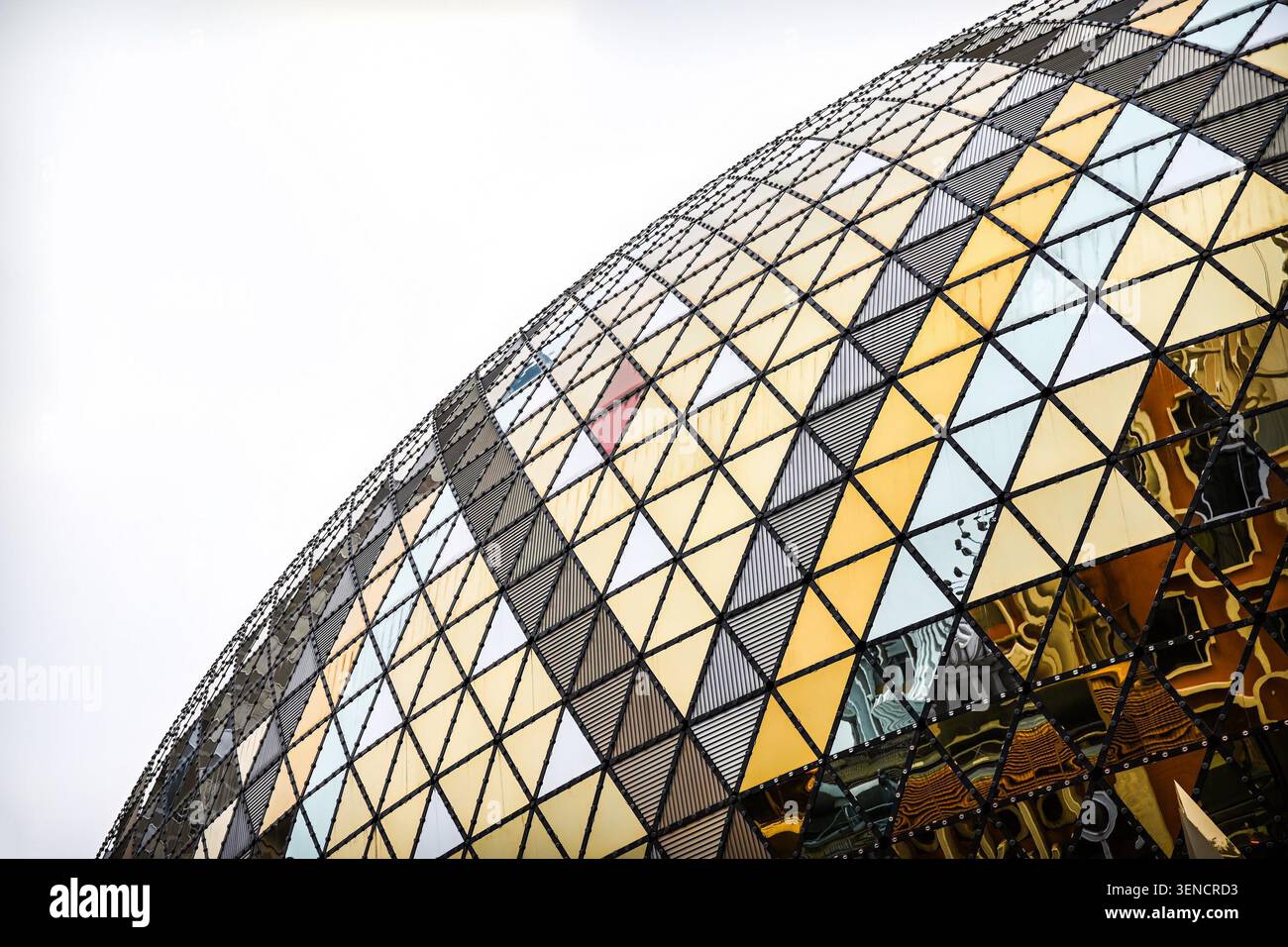 MACAU, CHINA, APRIL 1, 2026 Close up abstract view of the futuristic ...