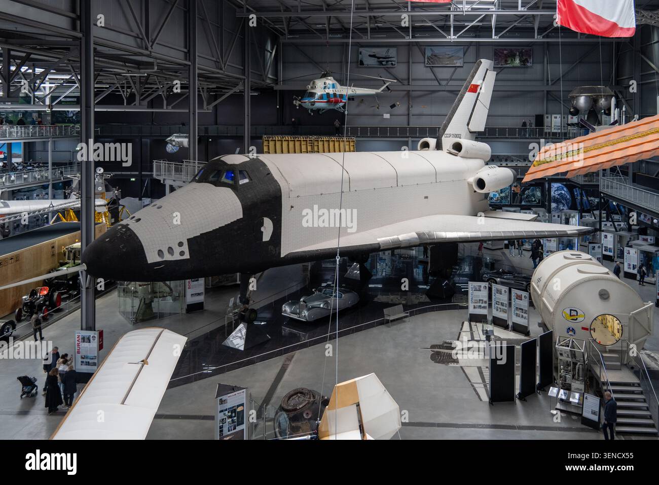 Speyer, Germany - 9 Feb 25: Soviet Buran space shuttle displayed inside ...