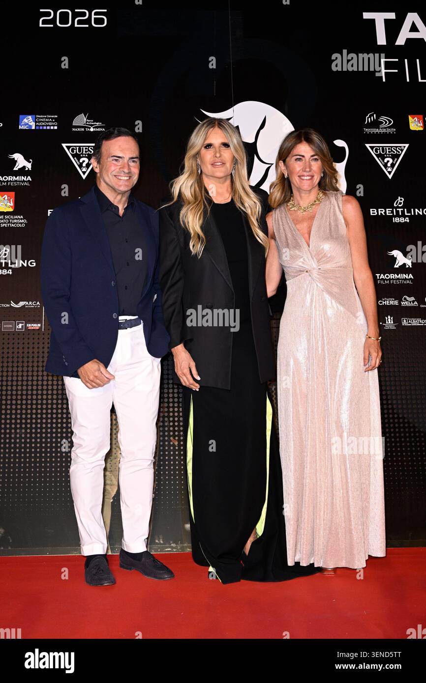 Alessandro Araimo , Tiziana Rocca , Rossella D'Ambrosio 72nd Taormina ...