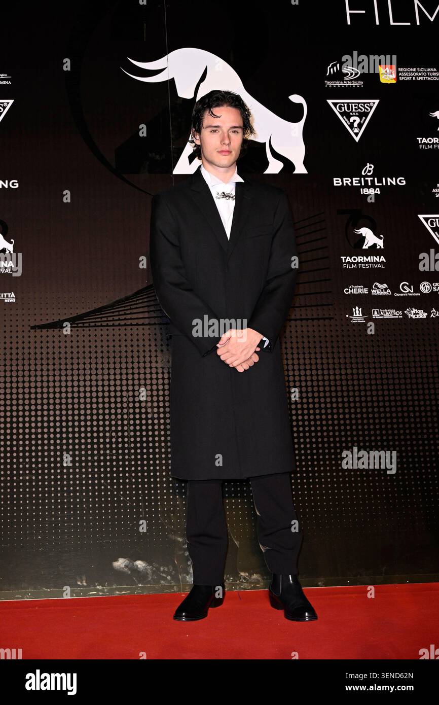 Harry Collett 72nd Taormina Film Festival Opening Evening Red Carpet ...