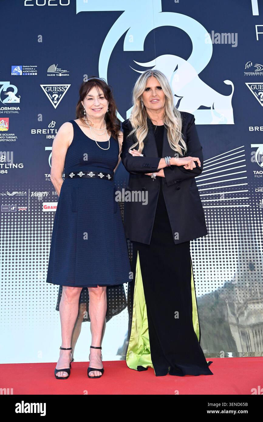 Francesca Archibugi , Tiziana Rocca 72nd Taormina Film Festival Opening ...