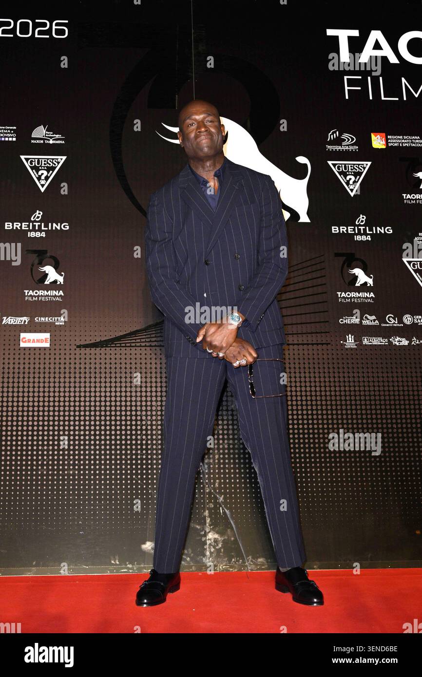 Steve Toussaint 72nd Taormina Film Festival Opening Evening Red Carpet ...