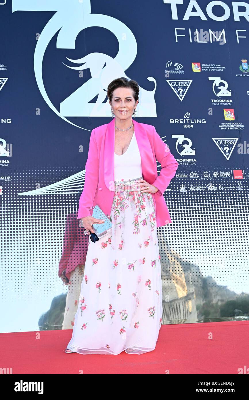 Chantal Sciuto 72nd Taormina Film Festival Opening Evening Red Carpet ...