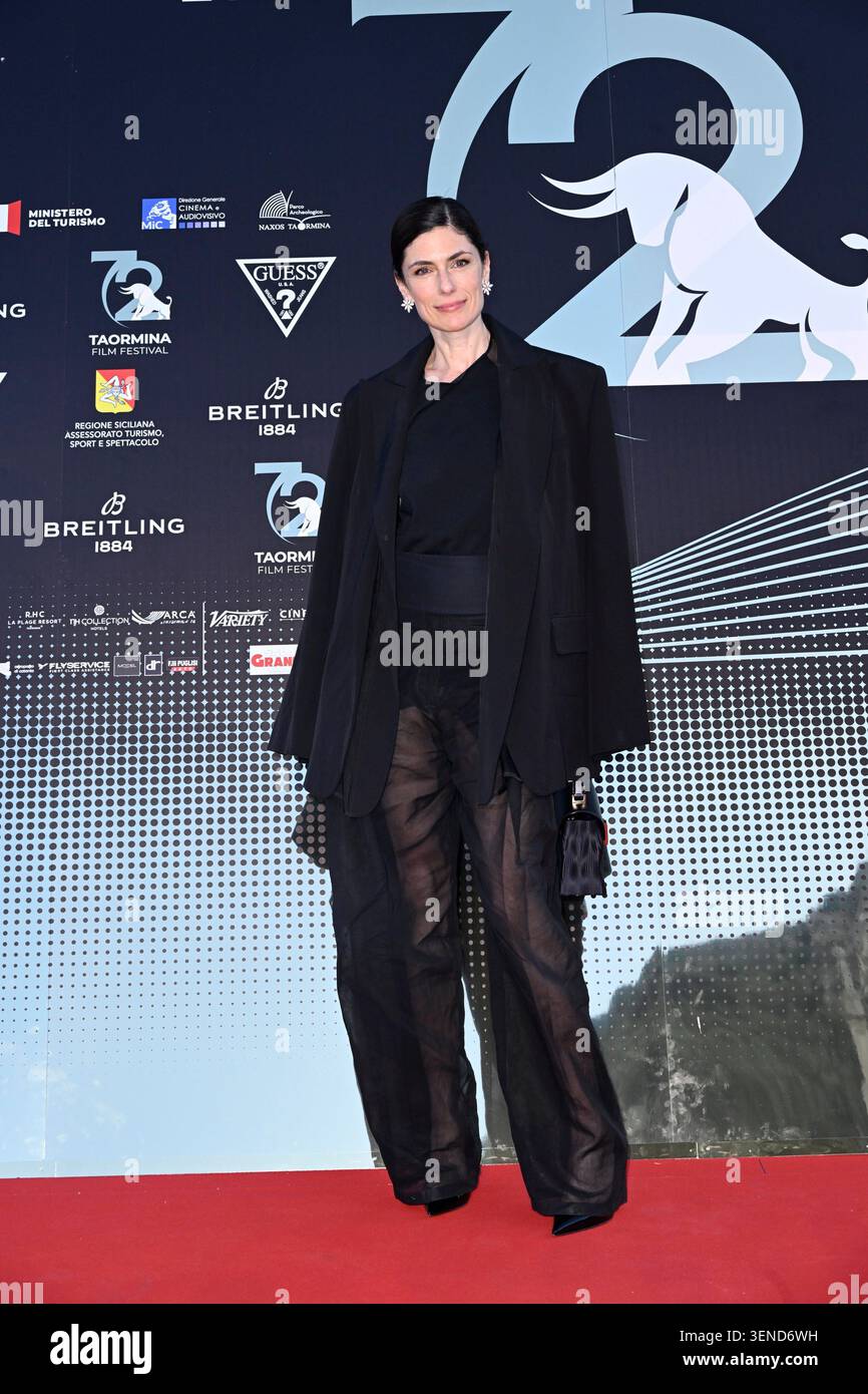Anna Valle 72nd Taormina Film Festival Opening Evening Red Carpet ...
