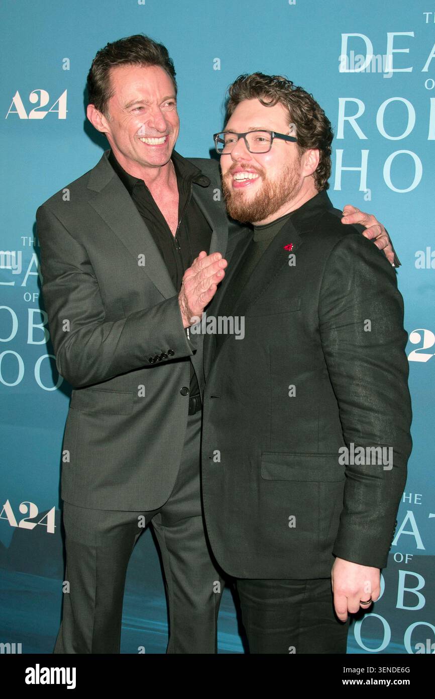 Hugh Jackman and Michael Sarnoski at the world premiere of the film ...