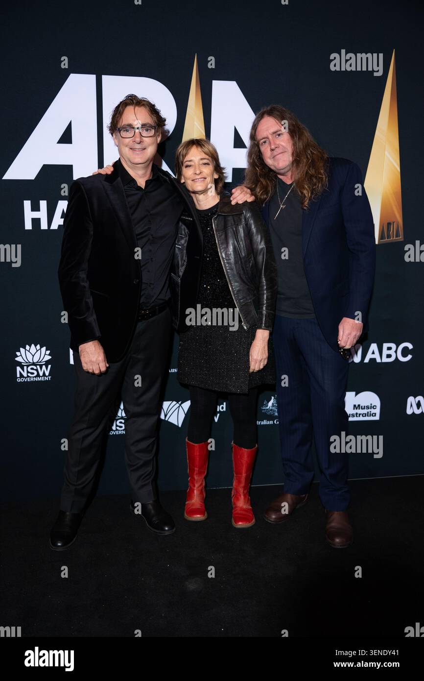 Spiderbait during a 2026 ARIA awards Hall of fame event at ...