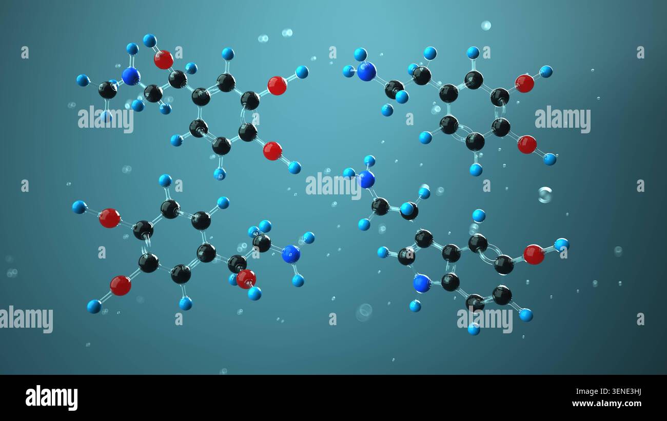 Four happiness molecules in liquid environment serotonin, do Detailed ...