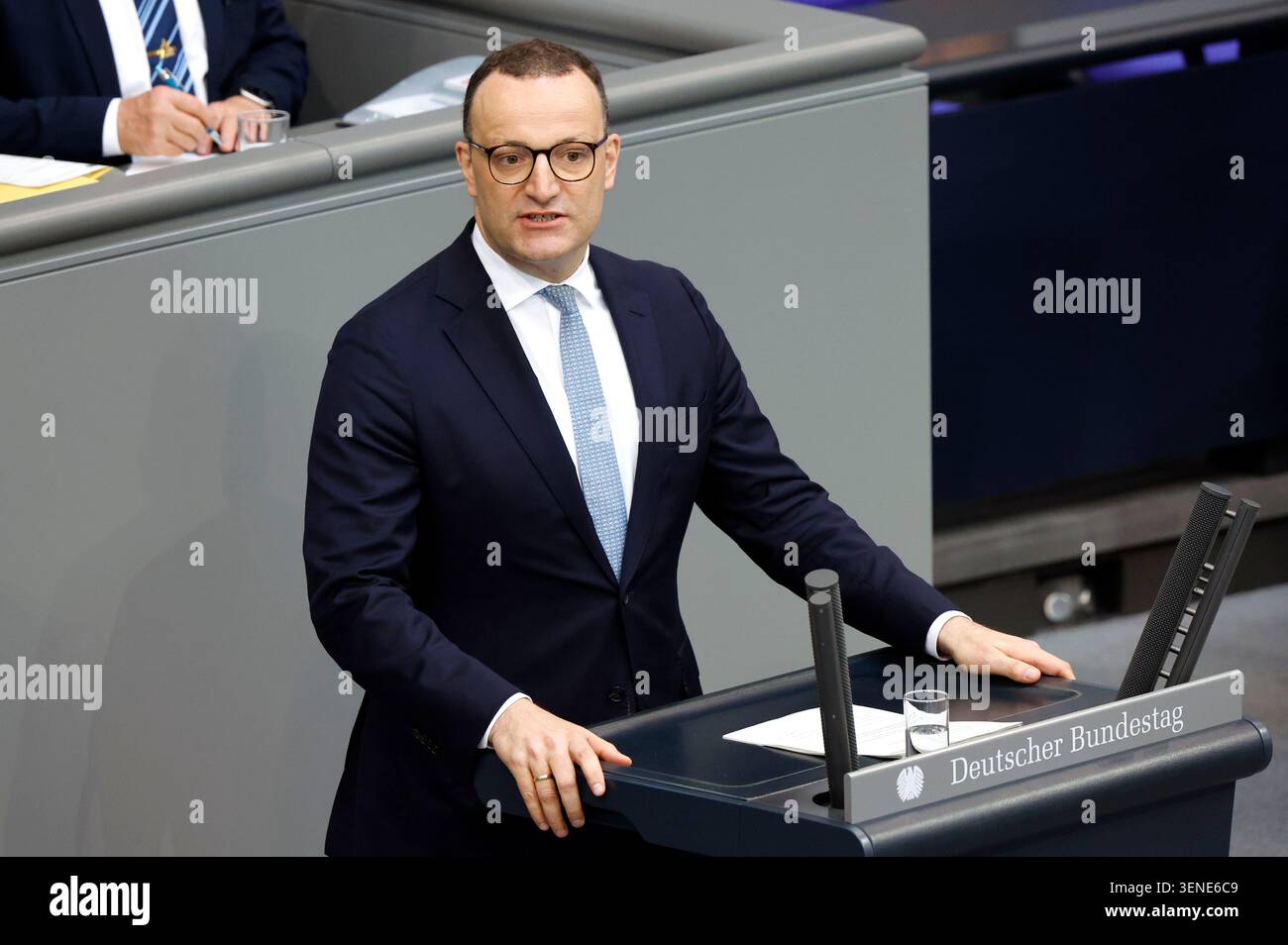 Jens Spahn in the 83rd session of the 21st German Bundestag in the ...