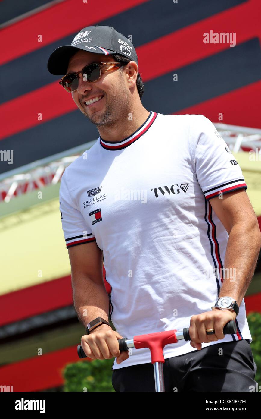 Barcelona, Spain. 11th June, 2026. Sergio Perez (MEX) Cadillac Formula ...