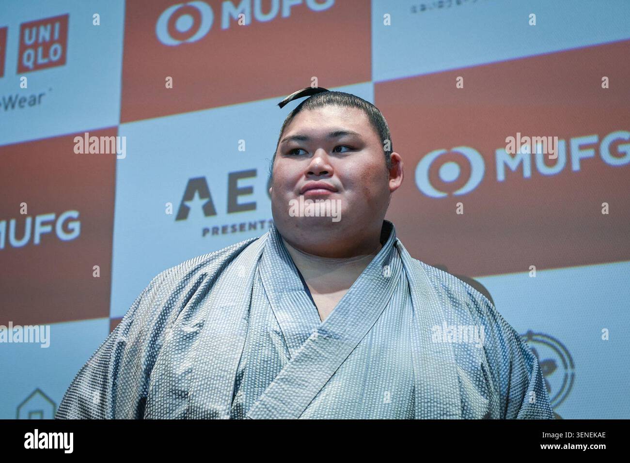 Paris, France. 11th June, 2026. Onosato Daiki poses for a photo after a ...