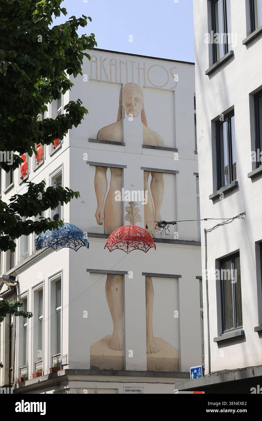 Street art in Antwerp, Belgium Stock Photo - Alamy