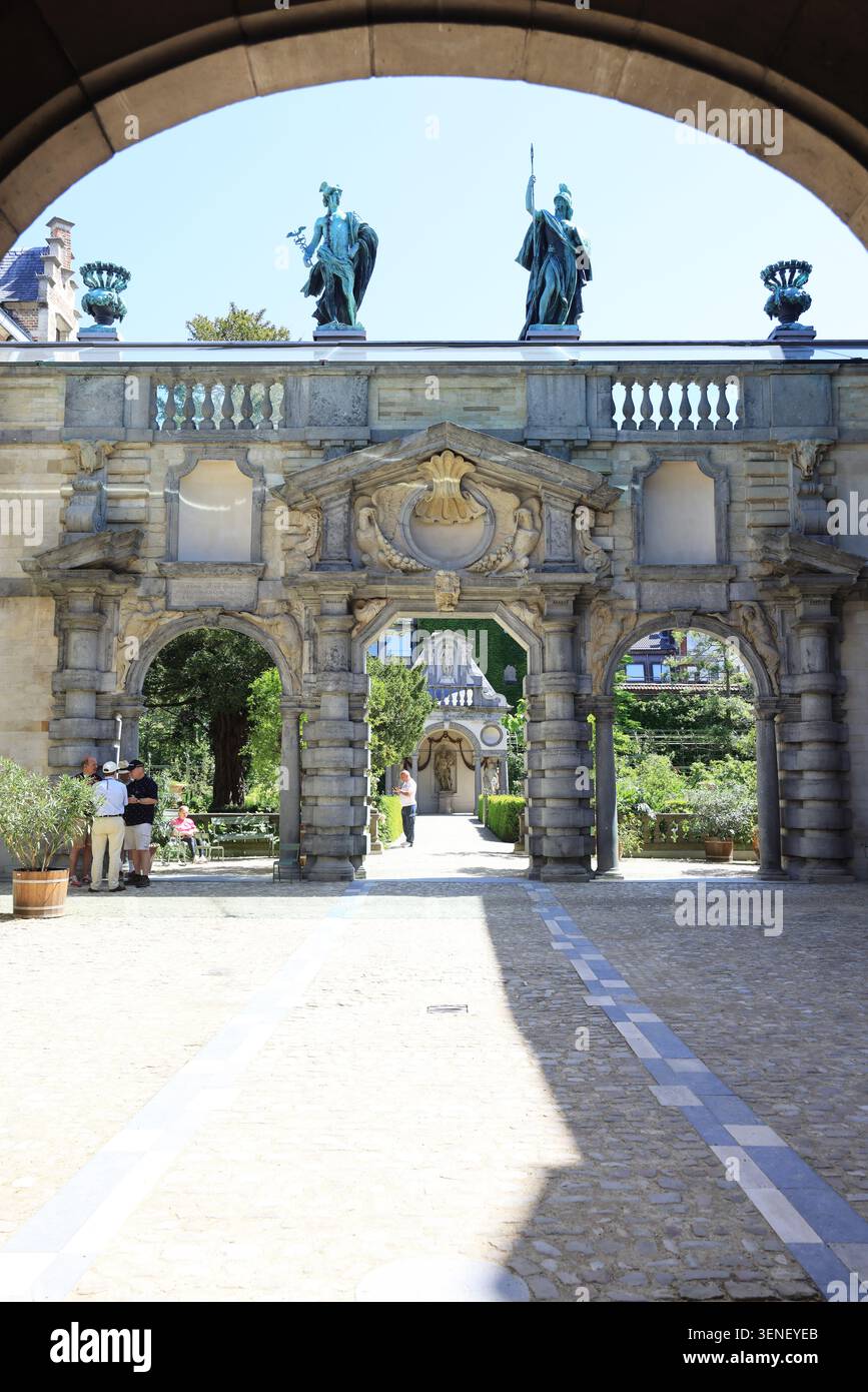 The garden at Rubenhuis, the artist Ruben's house. With more than 2200 ...