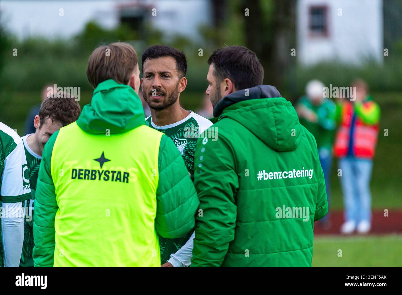 Spielertrainer Domenic Brueck (TSV Koengen, #23) GER, FV Weiler vs TSV ...