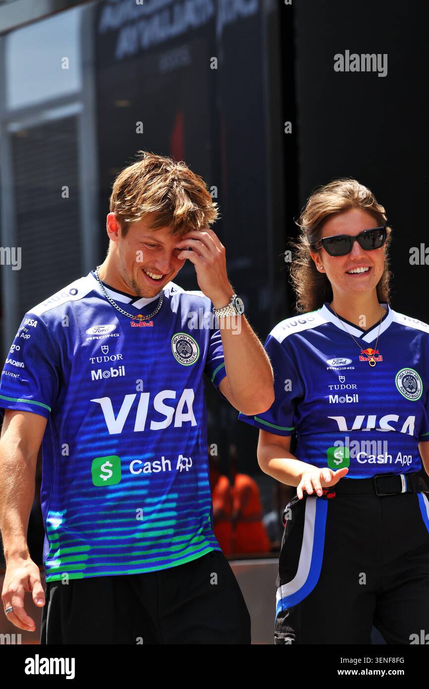 Barcelona, Spain. 11th June, 2026. Liam Lawson (NZL) Racing Bulls ...