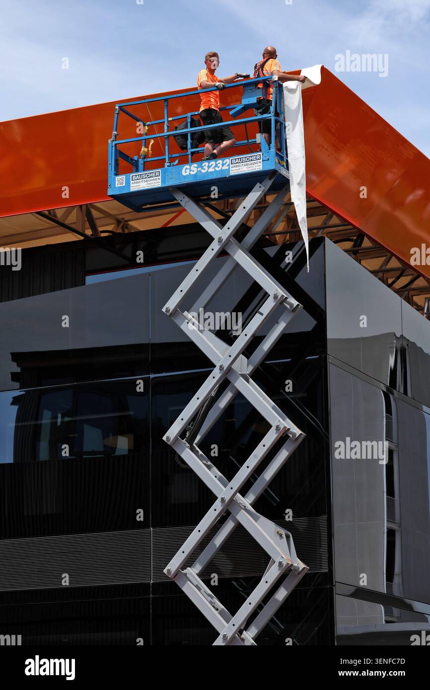 Barcelona, Spain. 11th June, 2026. Paddock atmosphere - McLaren F1 Team ...