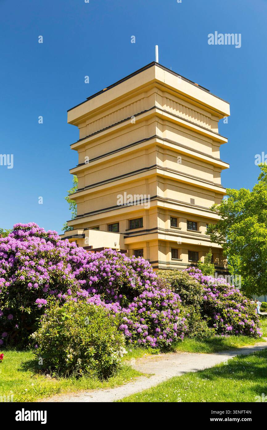 Historischer Wasserturm von 1926 im Stil des Neuen Bauens, Reichenbach ...