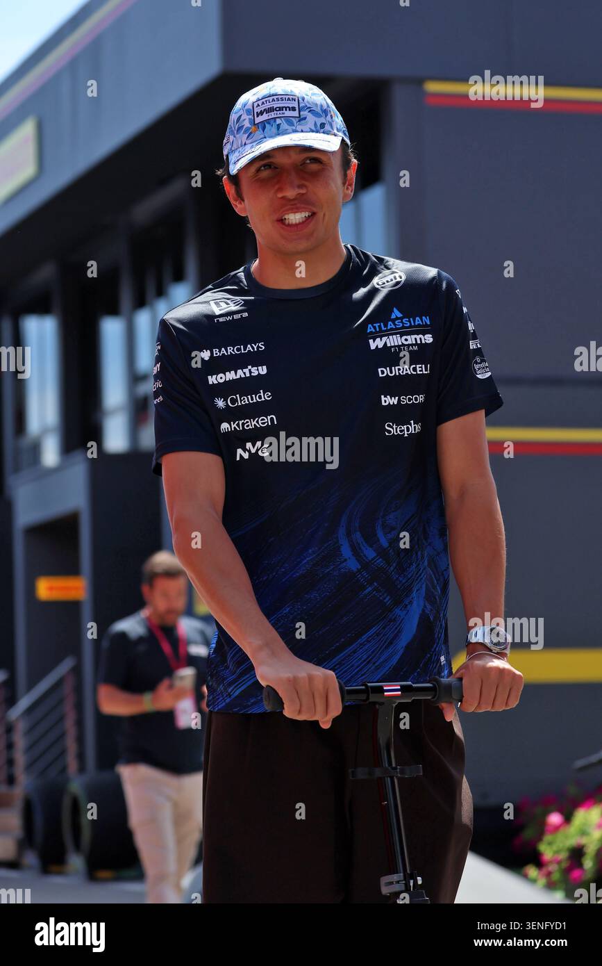 Barcelona, Spain. 11th June, 2026. Alexander Albon (THA) Williams F1 ...