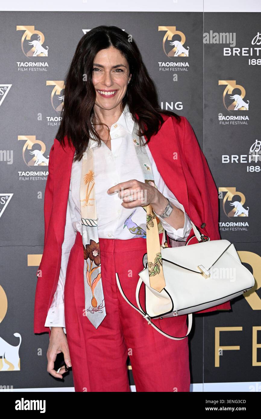 Anna Valle 72nd Taormina Film Festival Women's panel Taormina, Italy ...