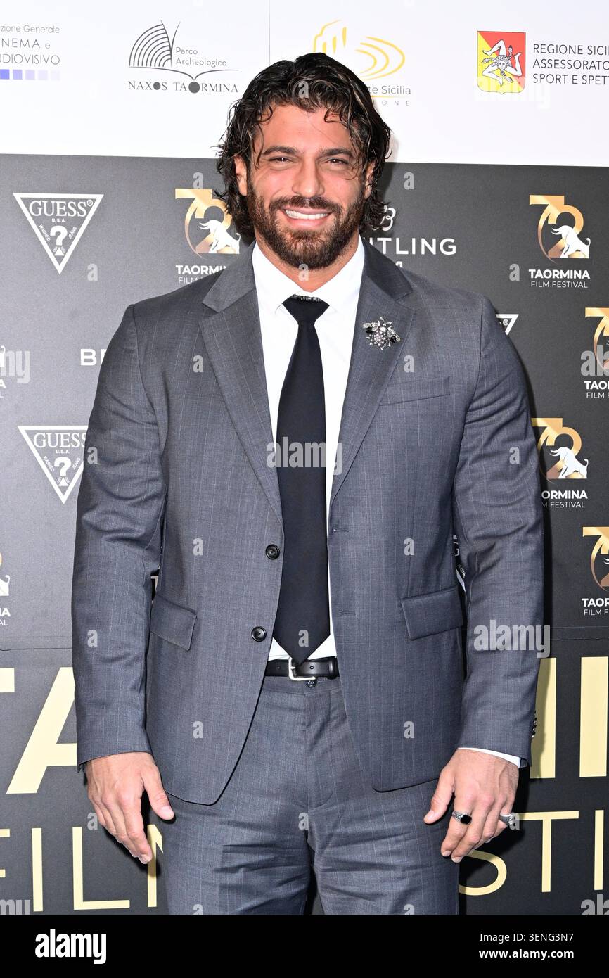 Can Yaman 72nd Taormina Film Festival Photocall Can Yaman Taormina ...