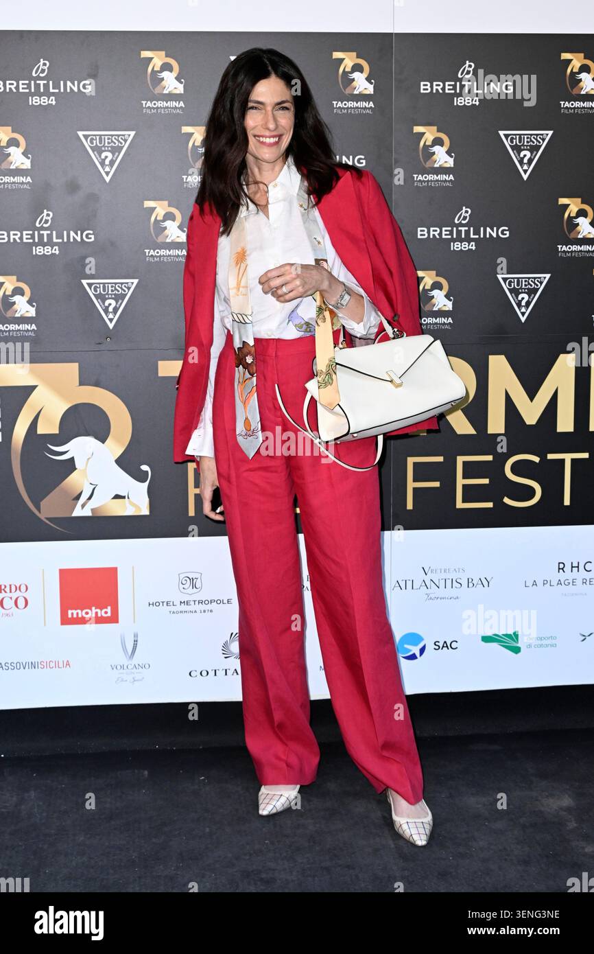 Anna Valle 72nd Taormina Film Festival Women's panel Taormina, Italy ...