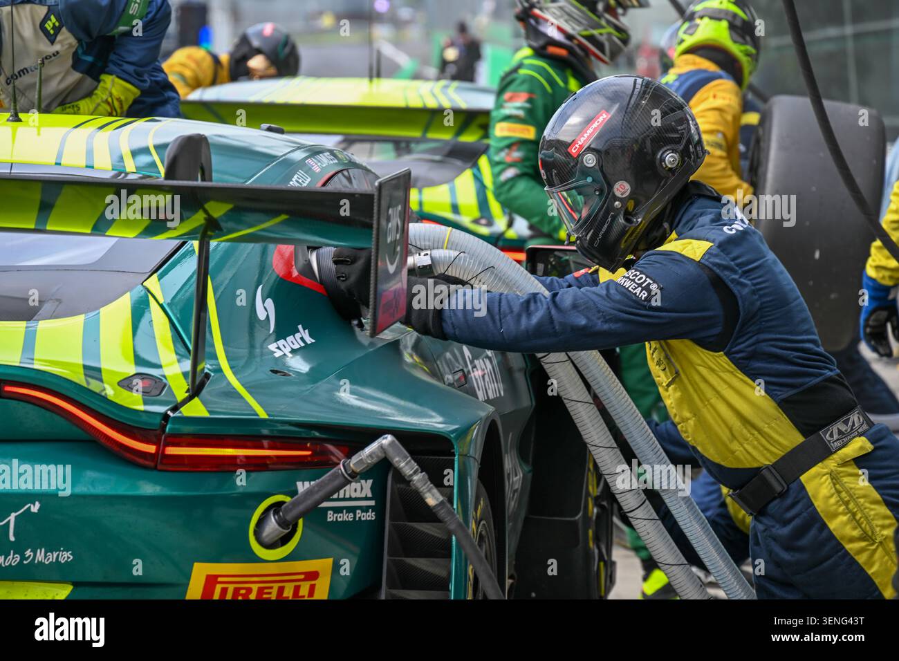 Monza, Italy. 31 May, 2026. A refuel during a pit stop phase, during GT ...
