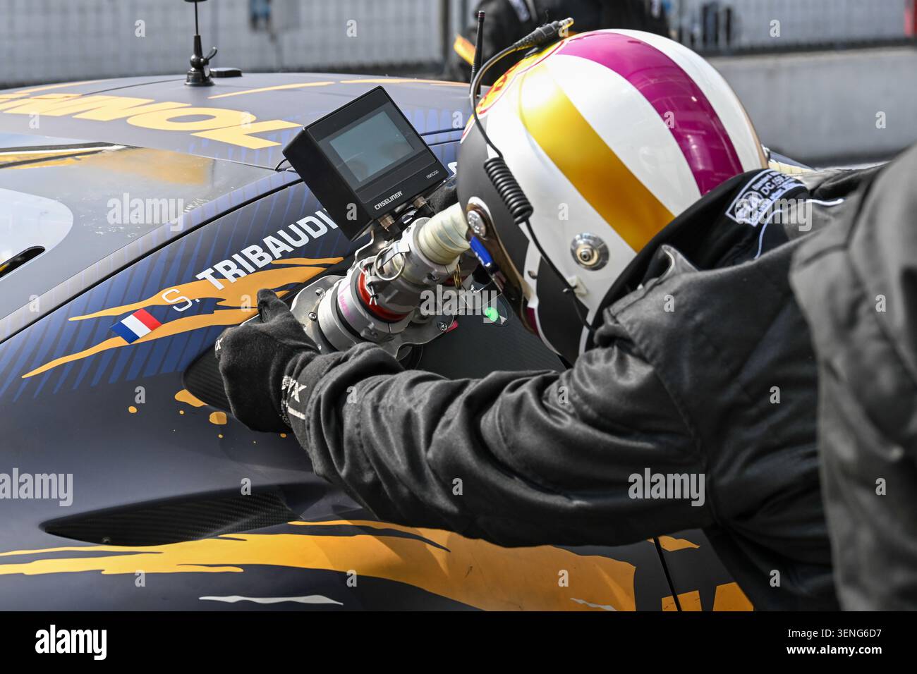 Monza, Italy. 31 May, 2026. A pit stop refuel, during GT World ...